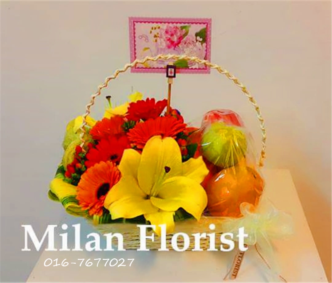 Milan Florist Fruits Basket 米兰水果花篮 016 Milan Florist