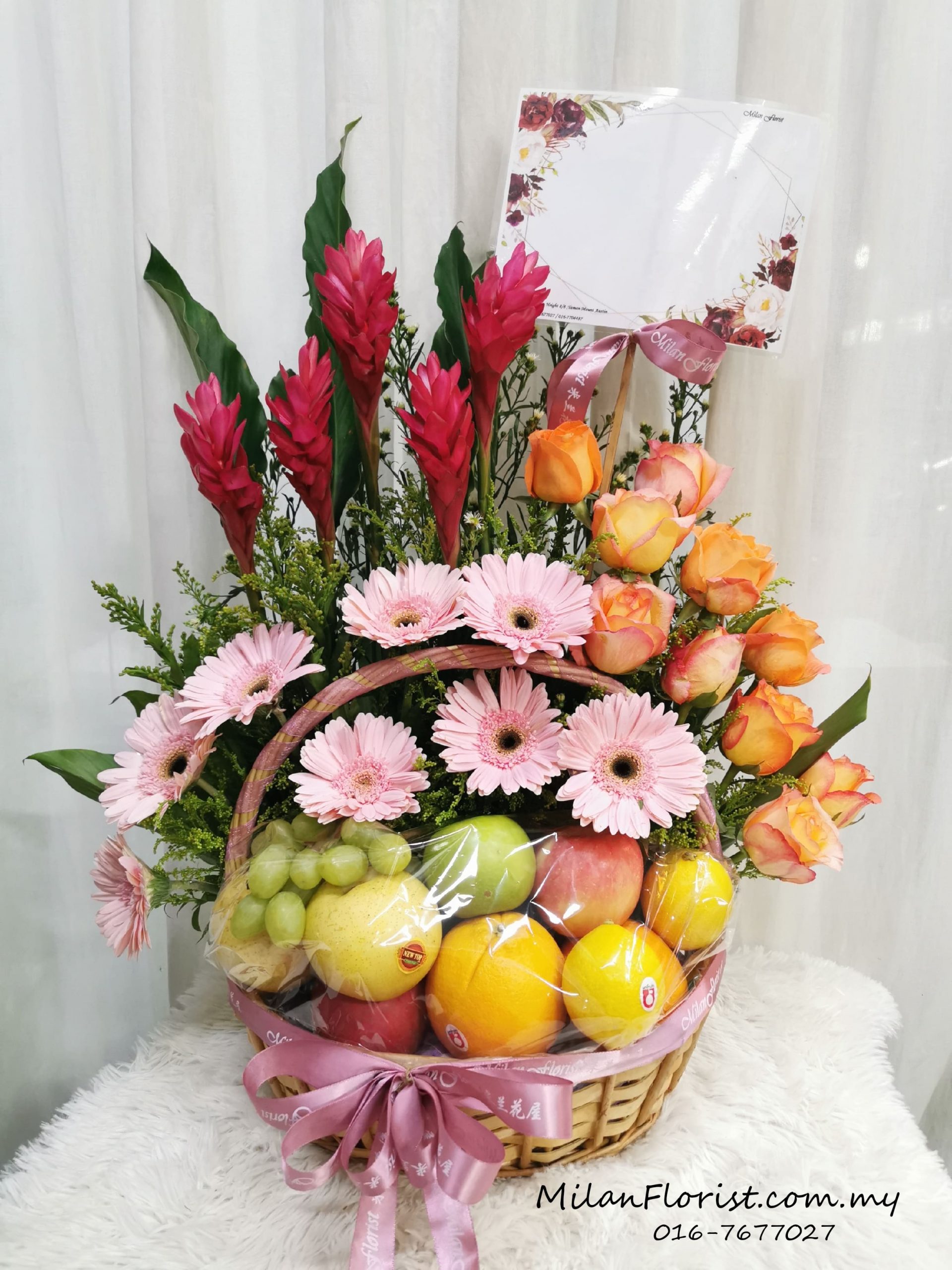 Milan Florist Fruits Basket 米兰水果花篮 032 Milan Florist