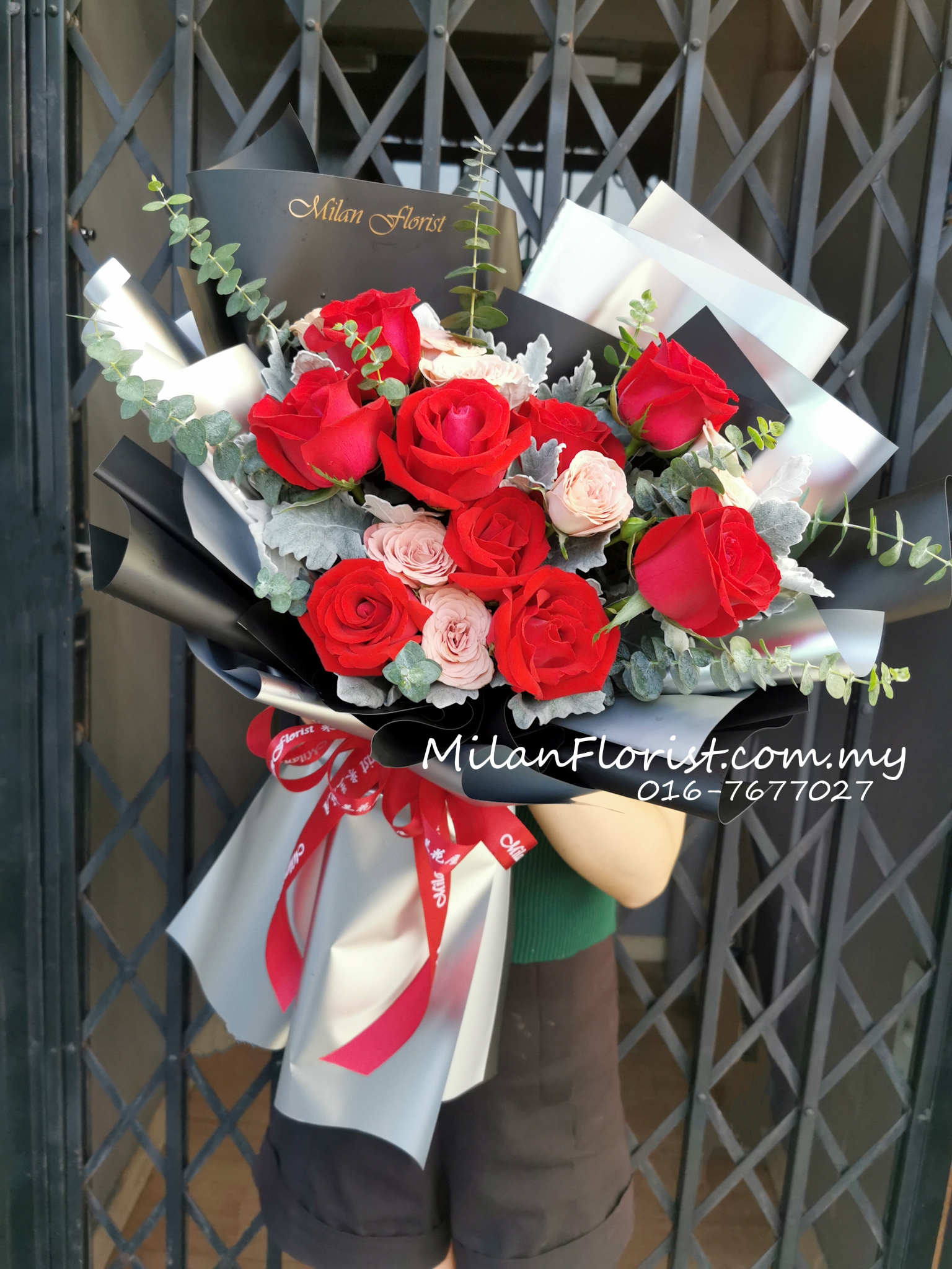 Milan Florist Roses Bouquet 米兰玫瑰花束 210 – Milan Florist